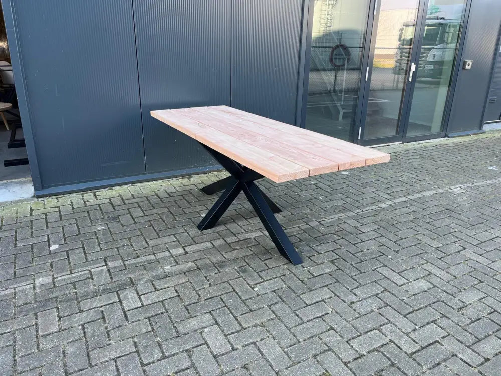 Douglas Tuintafel - Matrix 10x10 - Ambachtmeubelen
